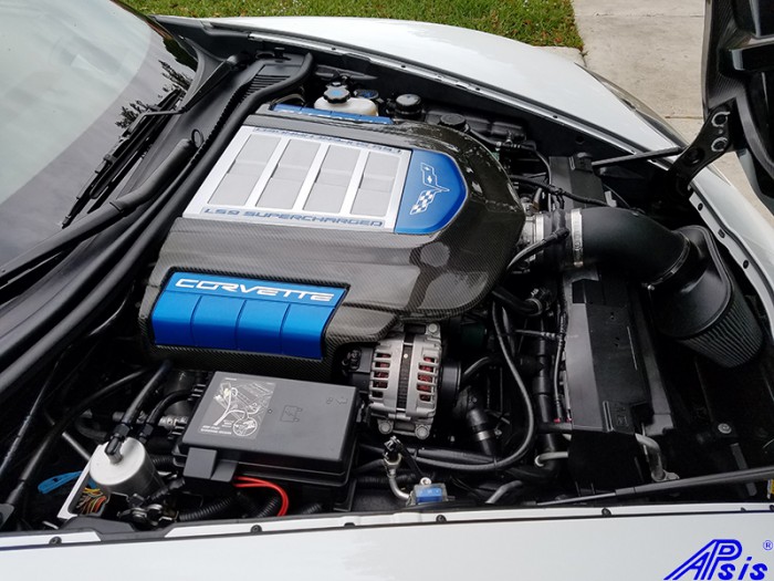 C6 Carbon Parts - Under The Hood - ZR1 Engine Cover - apsisusa : apsisusa