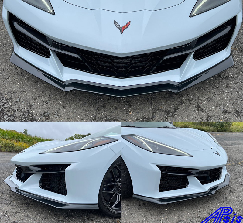 C8 Front Splitter - Z06 Replica - Installed - Carbon Flash - w/o Dive ...