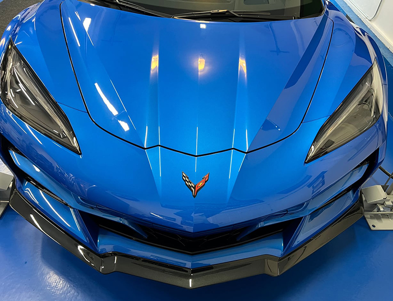 C8 Front Splitter - Z06 Replica - Installed - Carbon Flash - w/o Dive ...